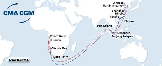 CMA CGM | CMA CGM reorganizes the rotations of its ASAF and WAX lines ...