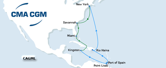 CMA CGM | CMA CGM upgrades its Cagema Main Liner service