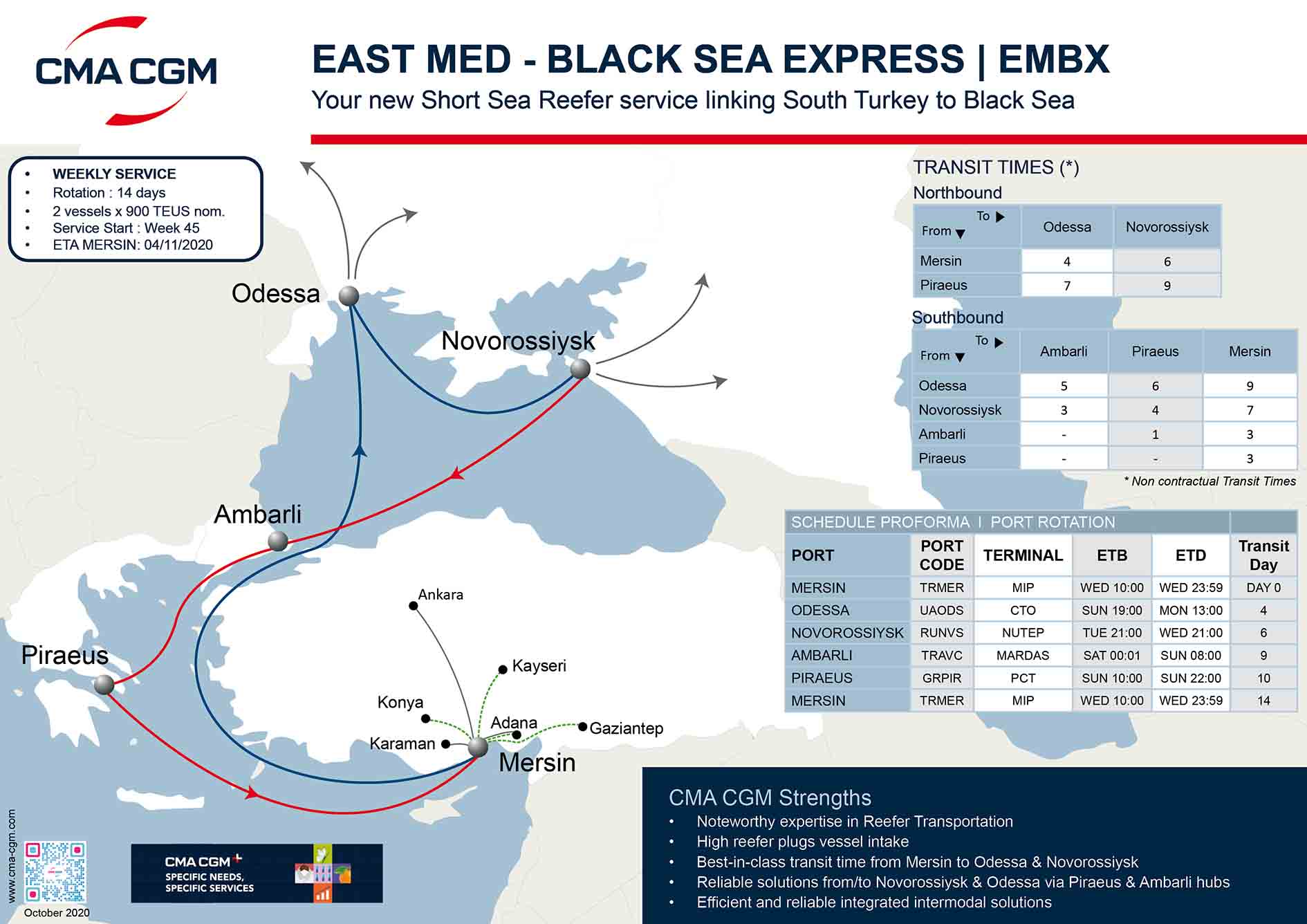 CMA CGM | CMA CGM to launch the East Med - Black Sea Express (EMBX), a ...