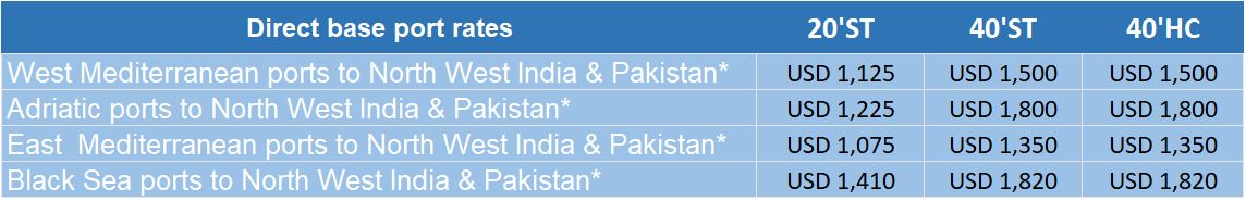 CMA CGM | FAK Rates - From West Med, Adriatic, Black Sea & East Med to ...
