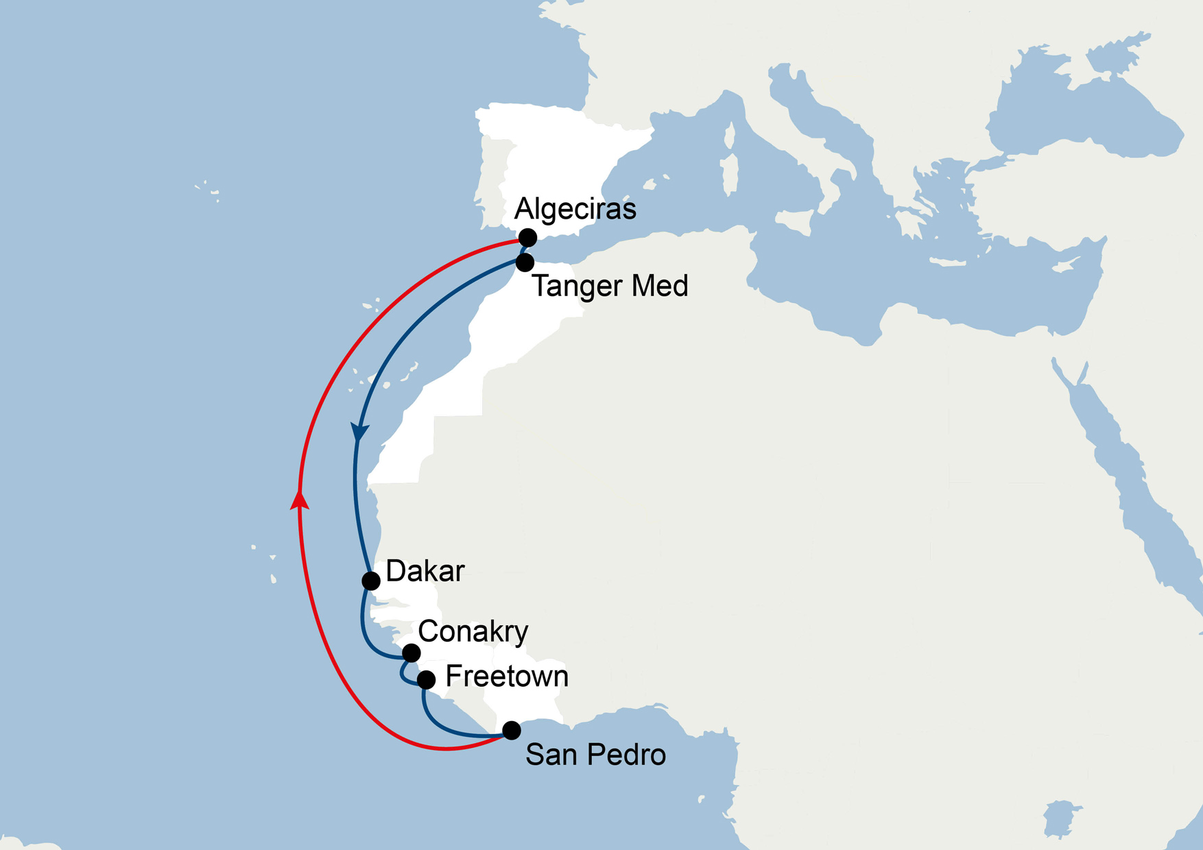 CMA CGM | CMA CGM to reshuffle its MEDWAX, EURAF 3 & WAZZAN services in ...