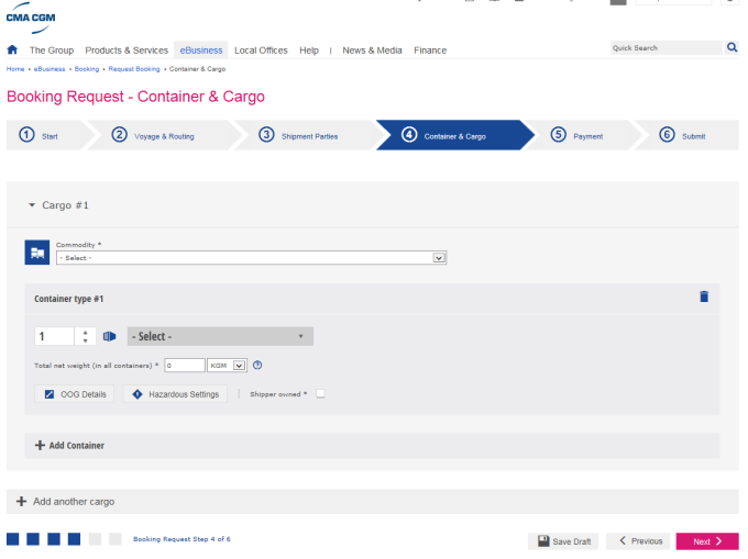 CMA CGM | CMA CGM | Nouvelles fonctionnalités dans votre espace eBusiness