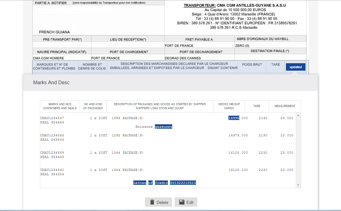 CMA CGM | CMA CGM | New eBusiness enhancements