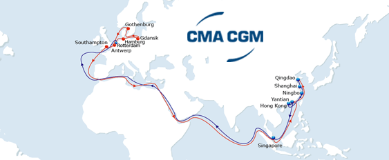 CMA CGM | CMA CGM to improve its services connecting North Europe with ...