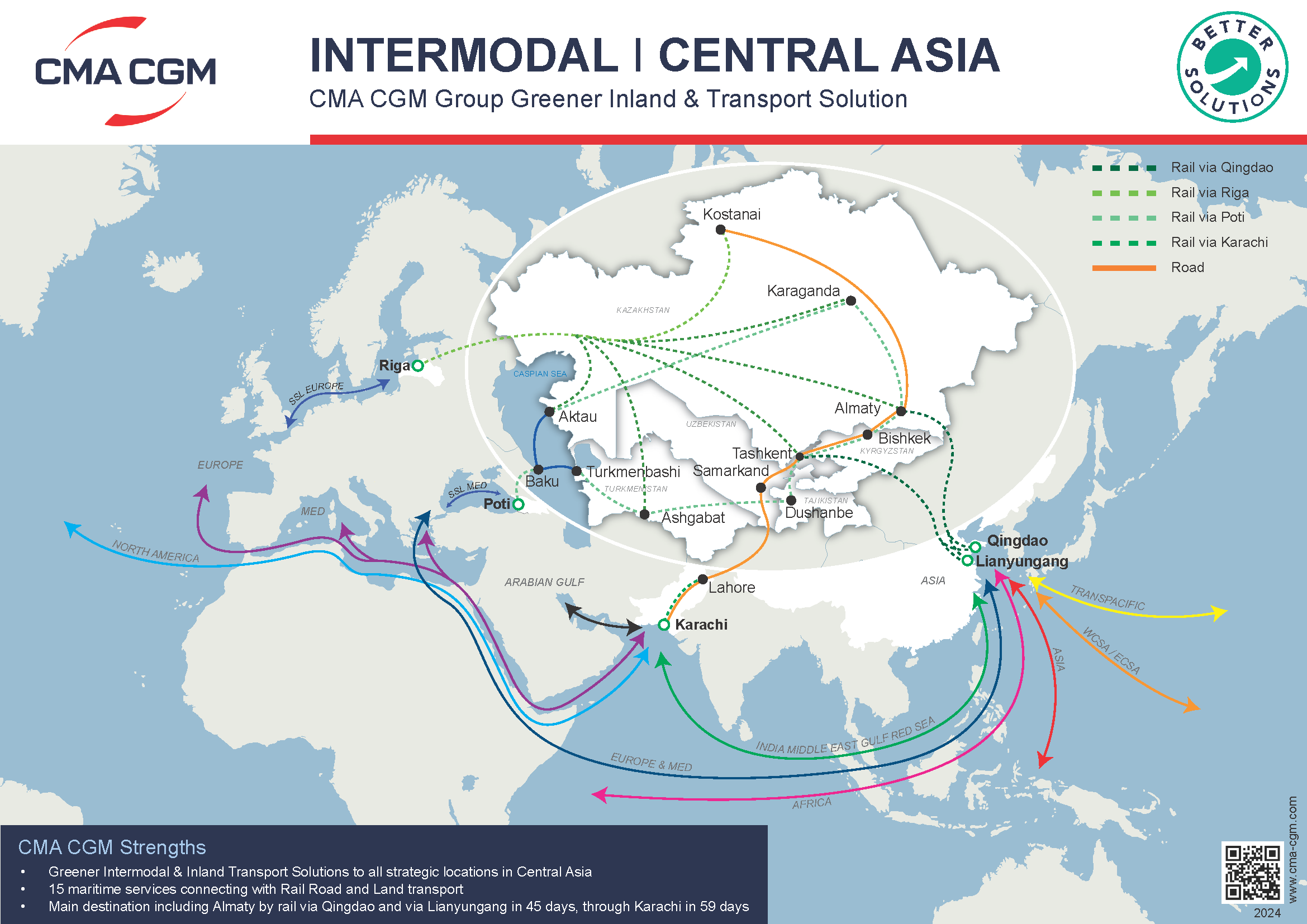 CMA CGM | Inland and intermodal services in Asia