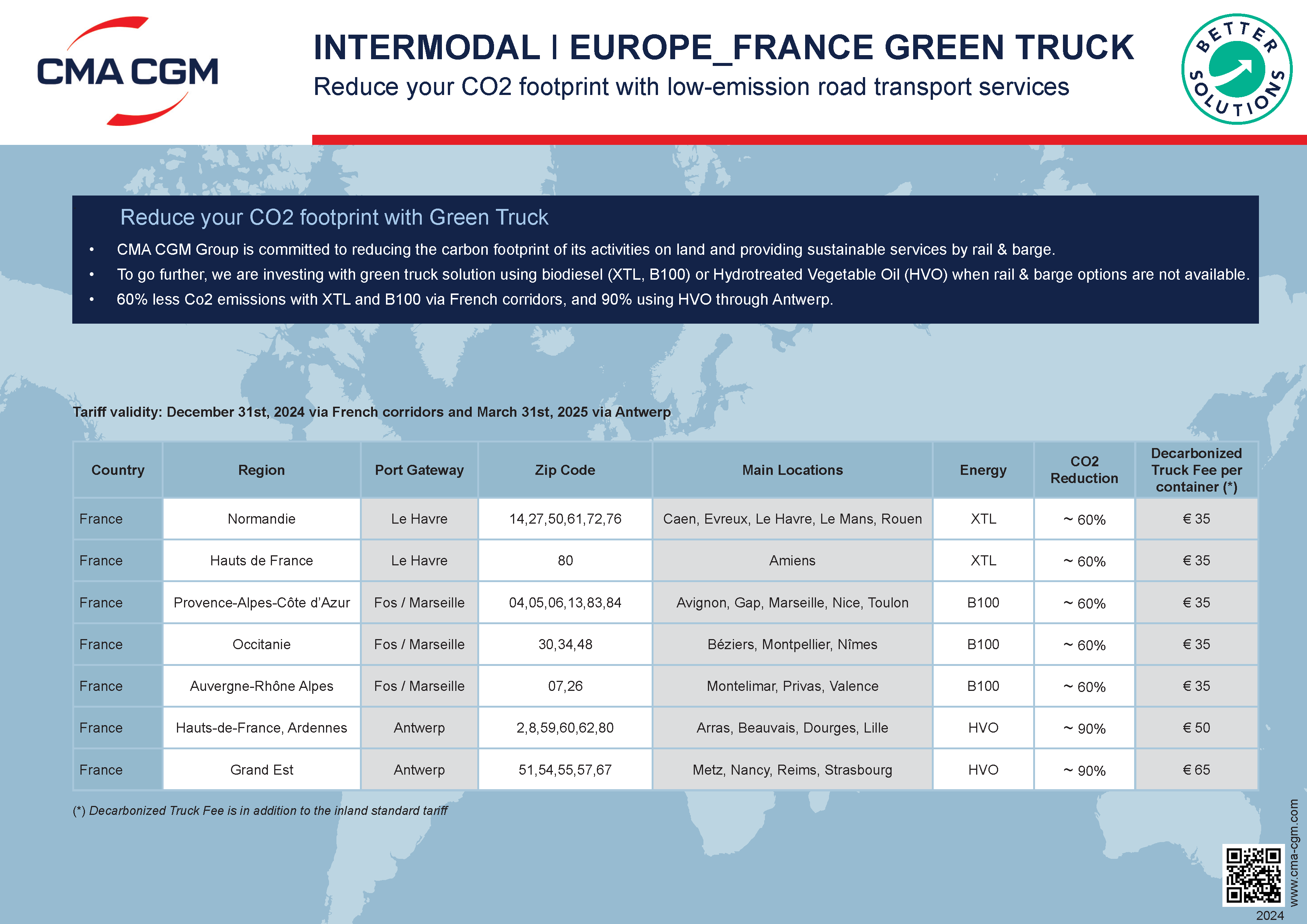CMA CGM | Inland and intermodal services in Europe