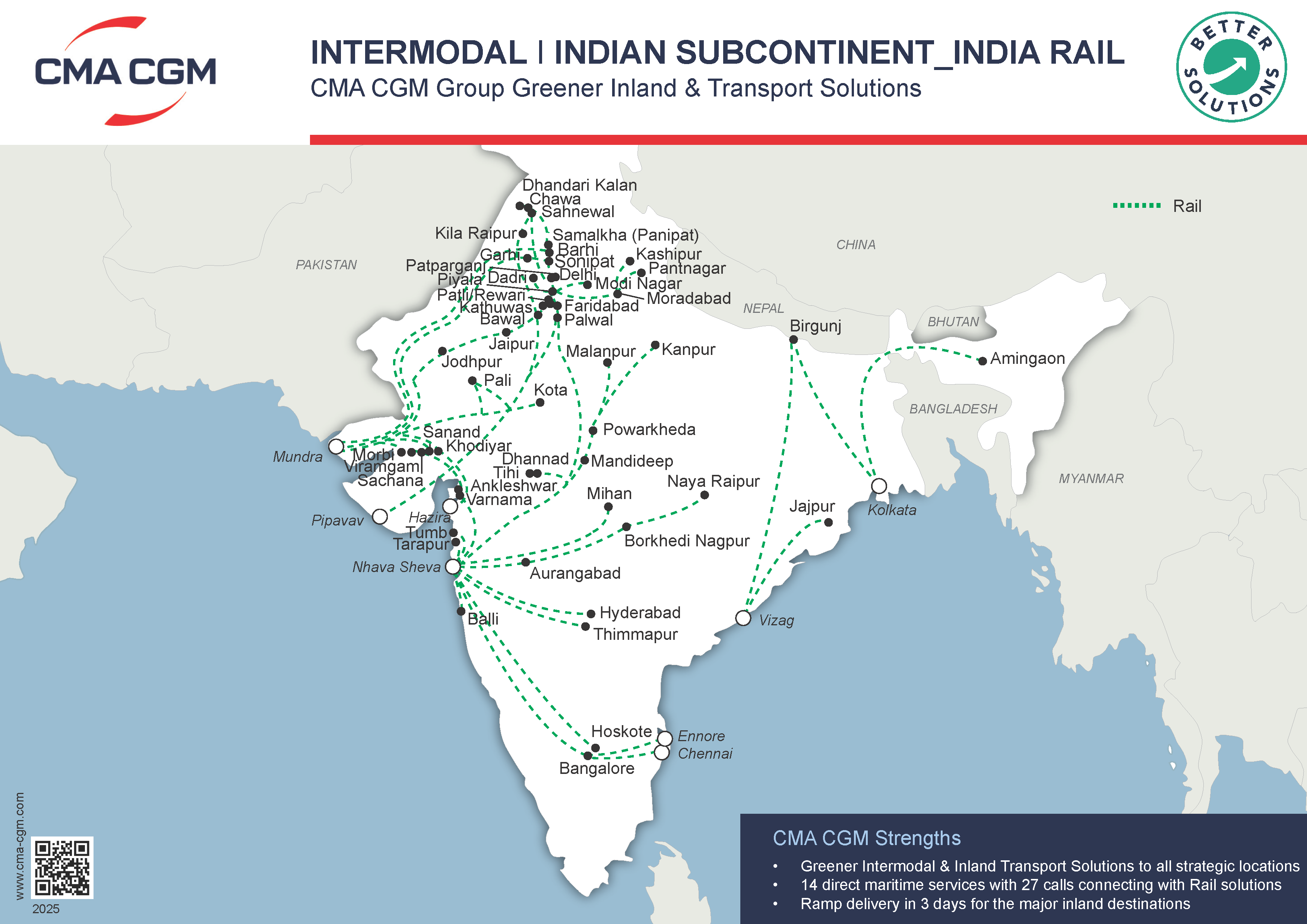 CMA CGM | Intermodal India Subcontinent
