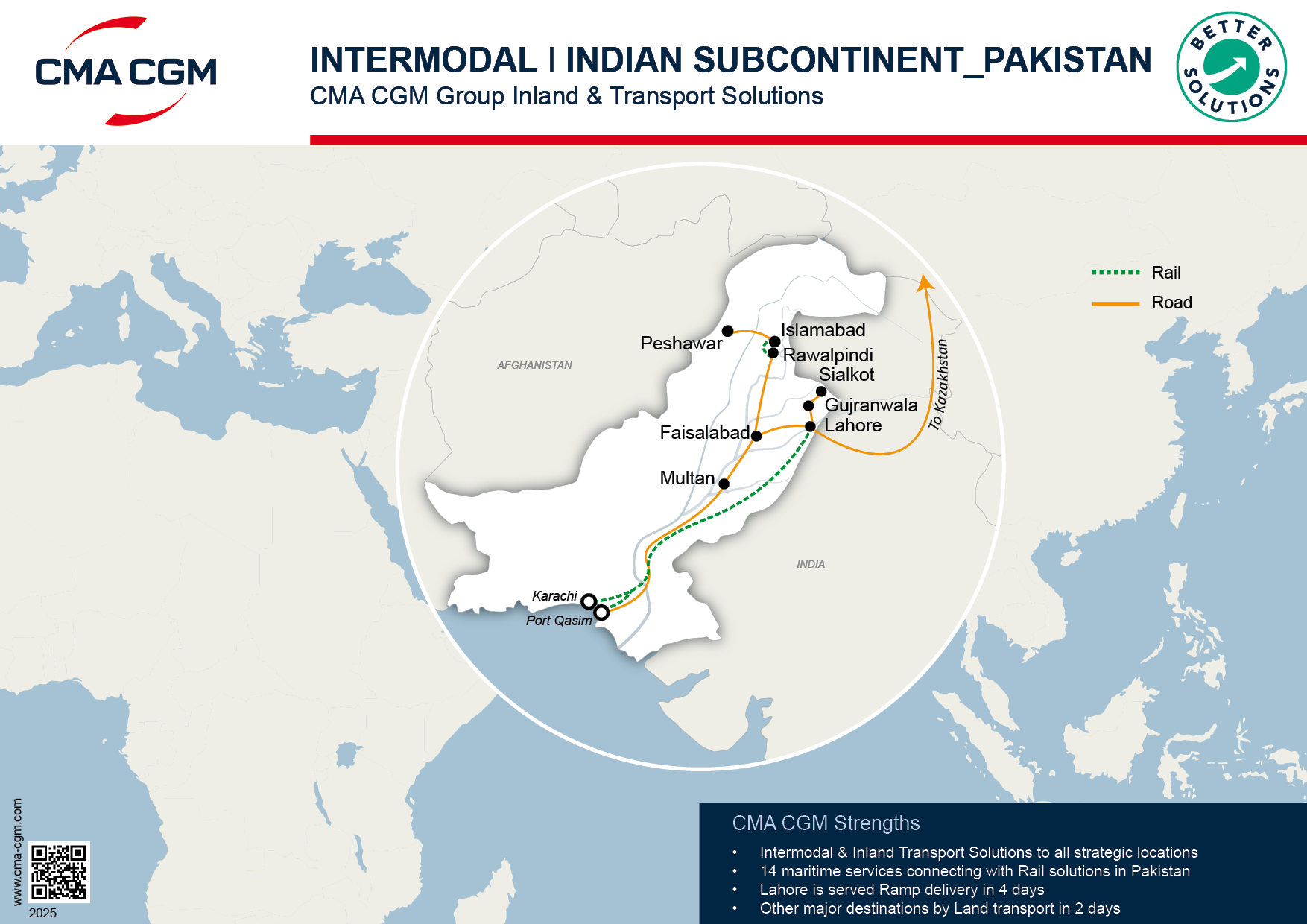 CMA CGM | Intermodal India Subcontinent