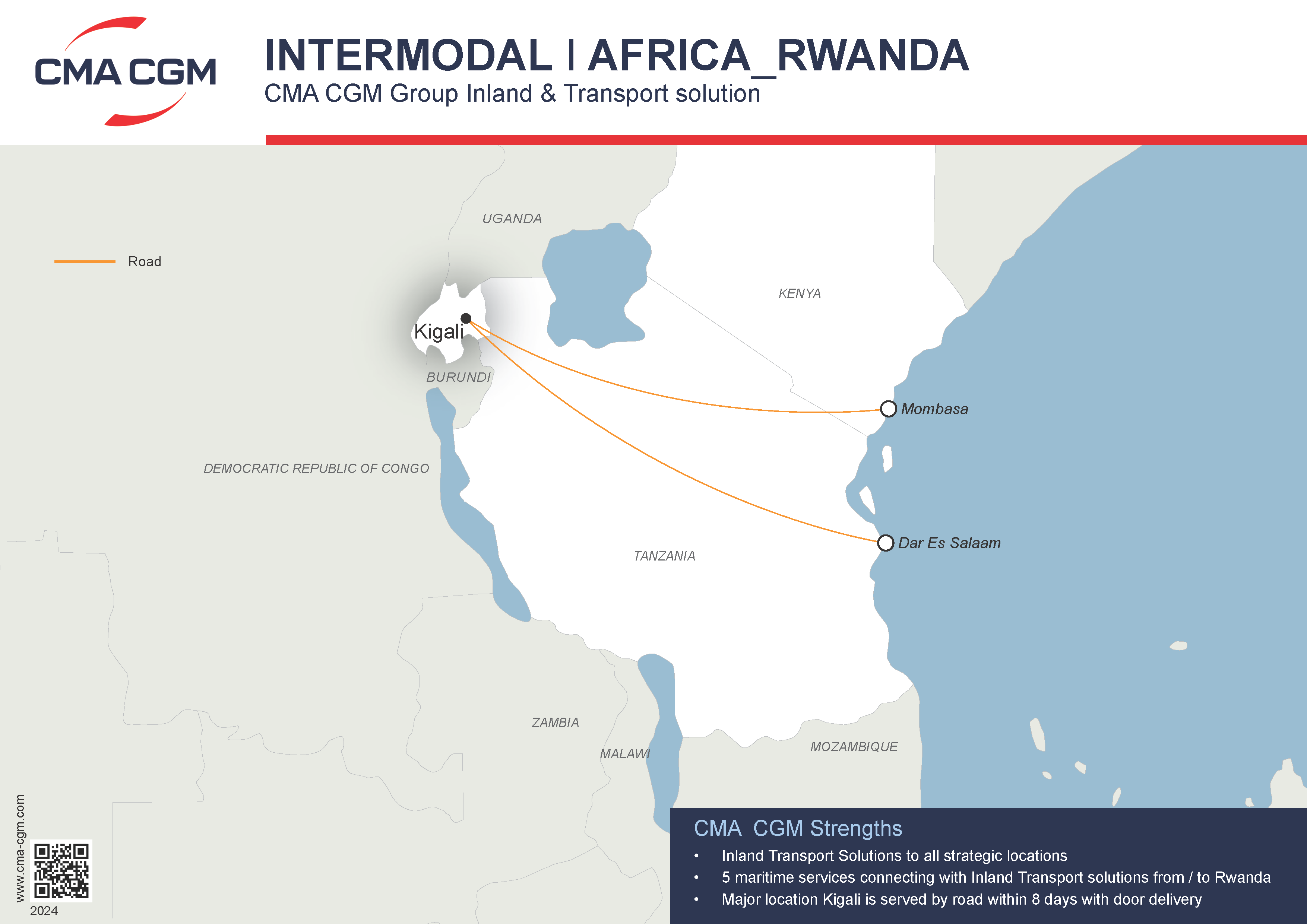 CMA CGM | Inland and intermodal services in Africa