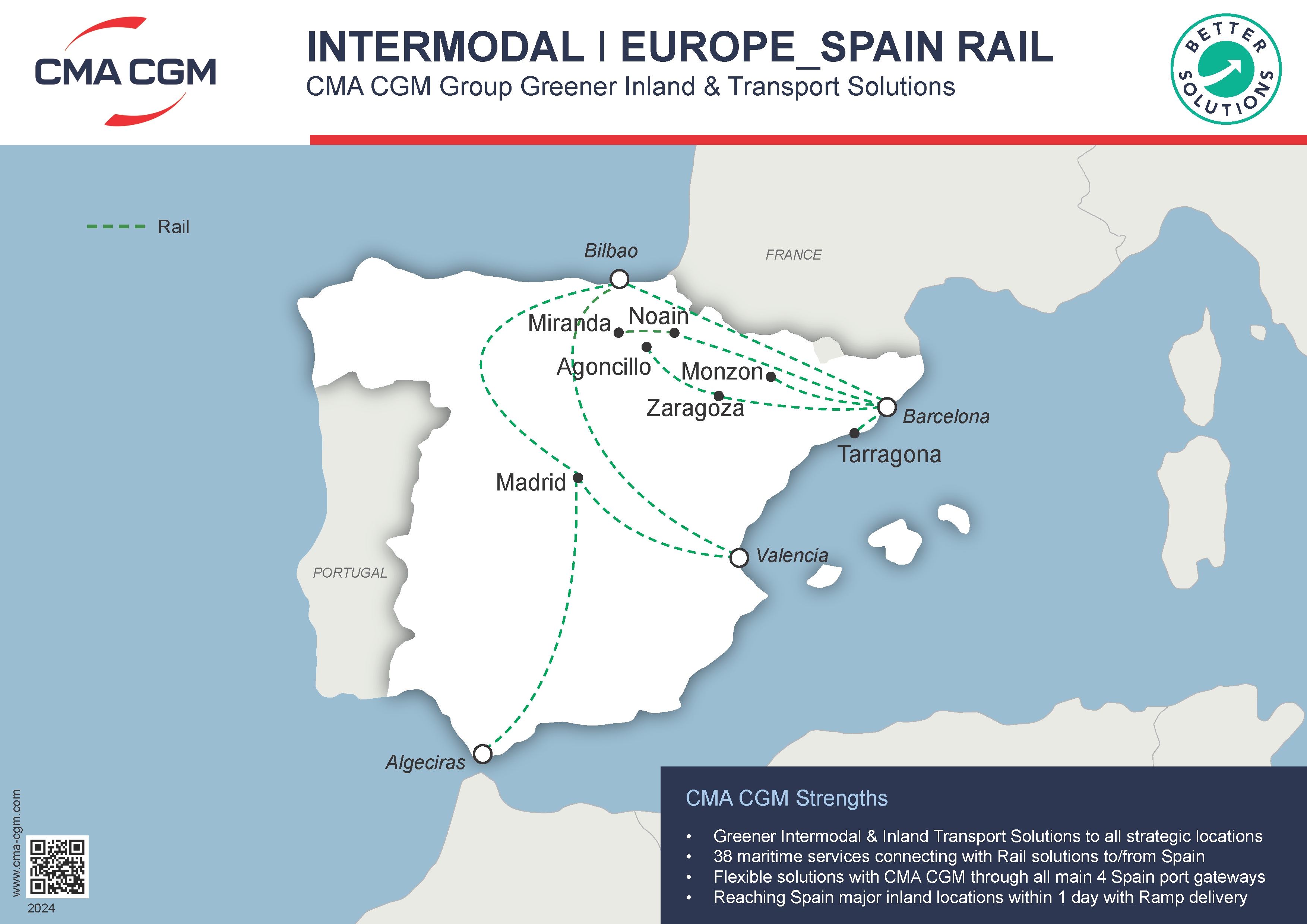 CMA CGM | Inland and intermodal services in Europe