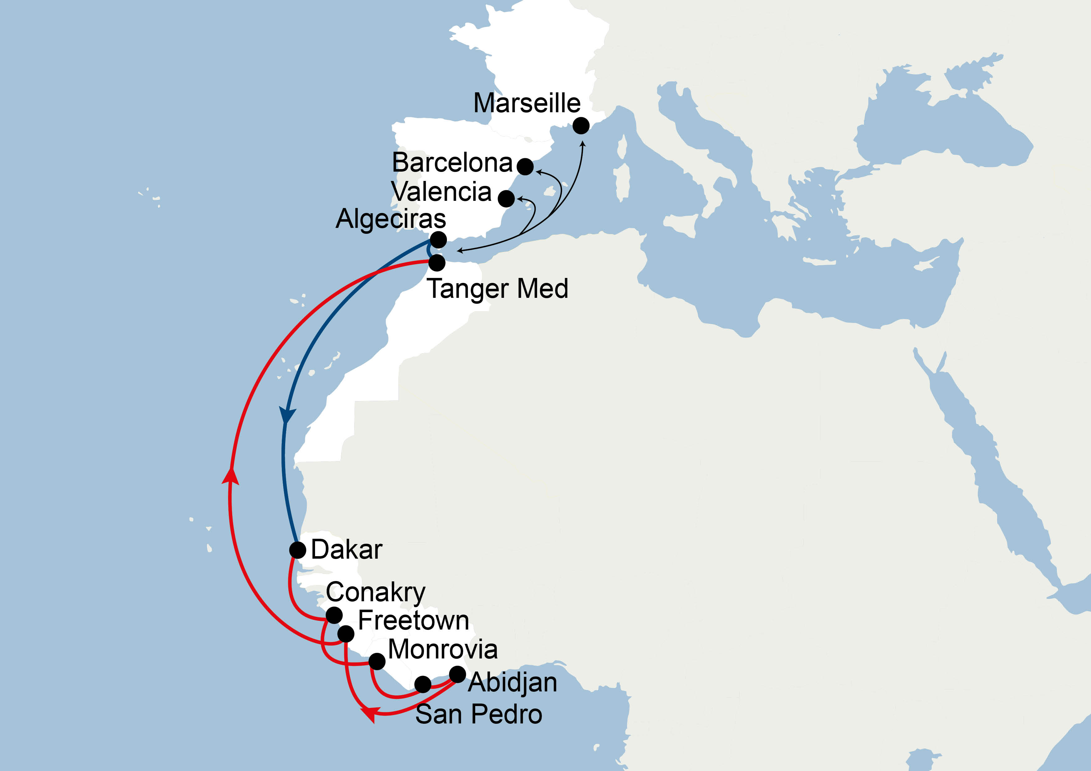 CMA CGM | West Med-West Africa services