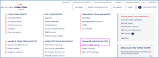 CMA CGM | MyCS_Invoice Dispute, การแจ้งปัญหาค่าใช้จ่ายที่ไม่ถูกต้องผ่าน ...