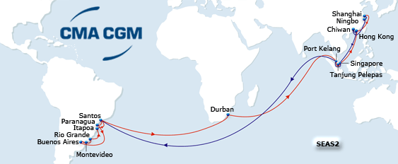 CMA CGM | CMA CGM to restructure its SEAS services