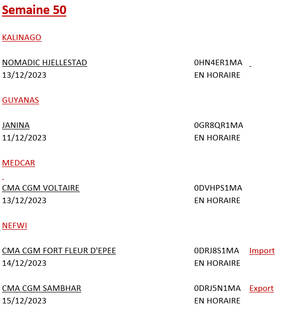 CMA CGM | CMA CGM MARTINIQUE |NEWS